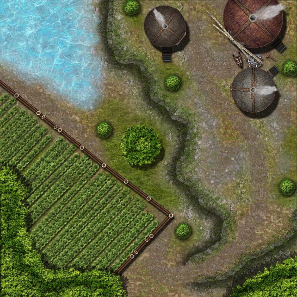 50 Different Gridless Fantasy Maps 2 for Digital Pen and Paper ...