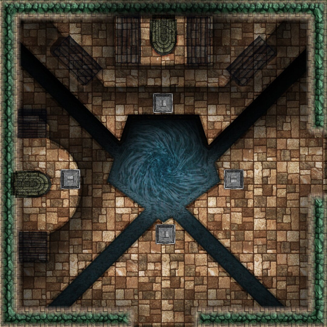 50 Different Gridless Modular Map Dungeon Bundle for Digital Pen and ...