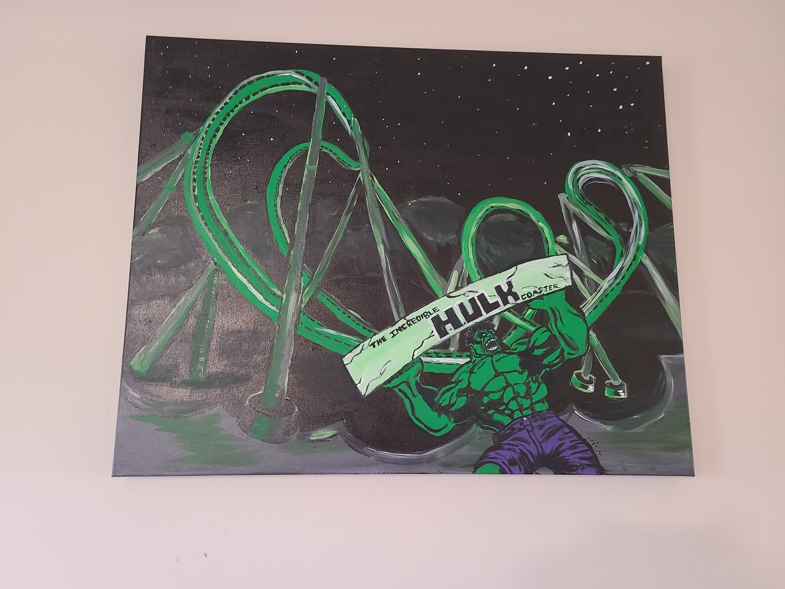The Hulk Coaster - Etsy