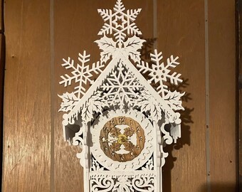 Snowflake Wall Clock - Etsy