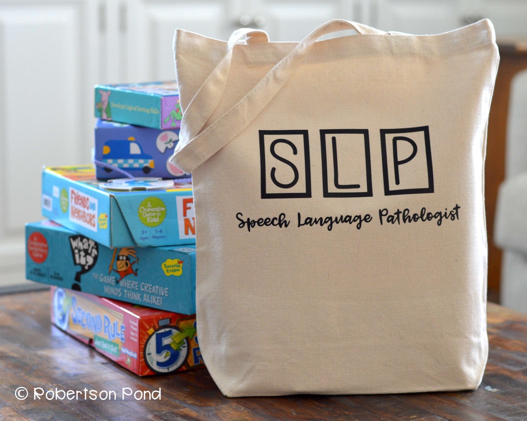 Speech Therapist Tote Bag // Speech Therapist Gift // Speech Language ...