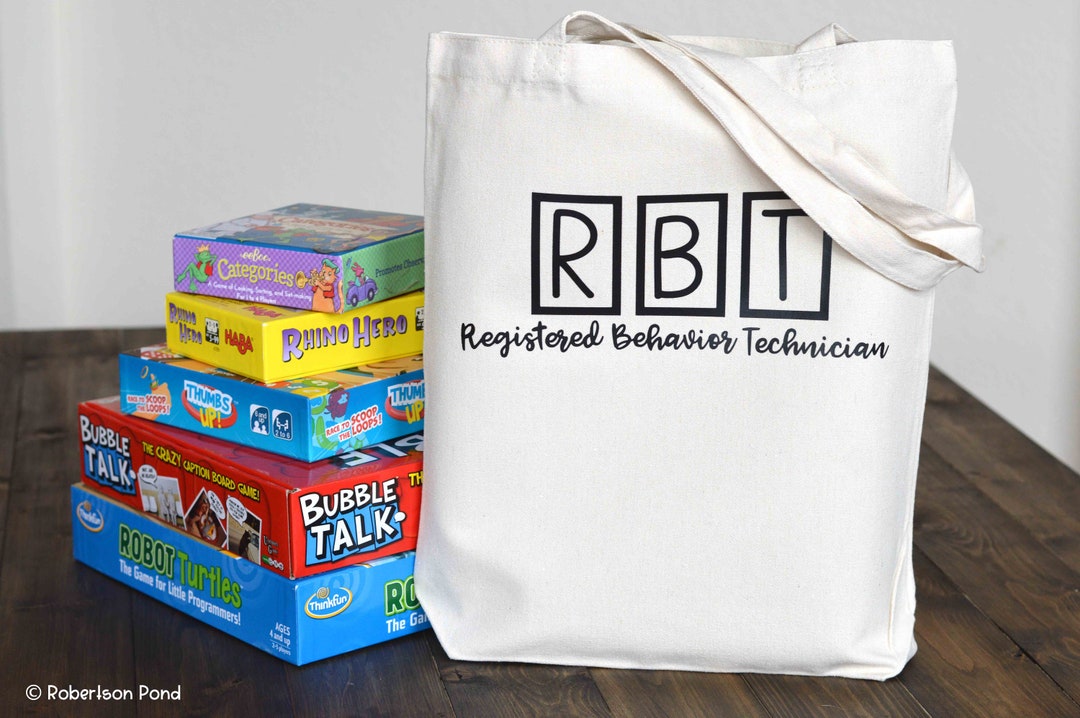 RBT Tote Bag // Registered Behavior Technician Tote // ABA Therapist ...
