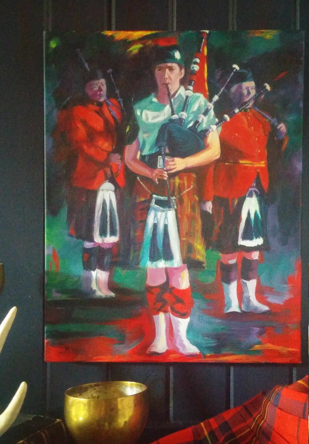Cadet Piper- Original Painting - Etsy