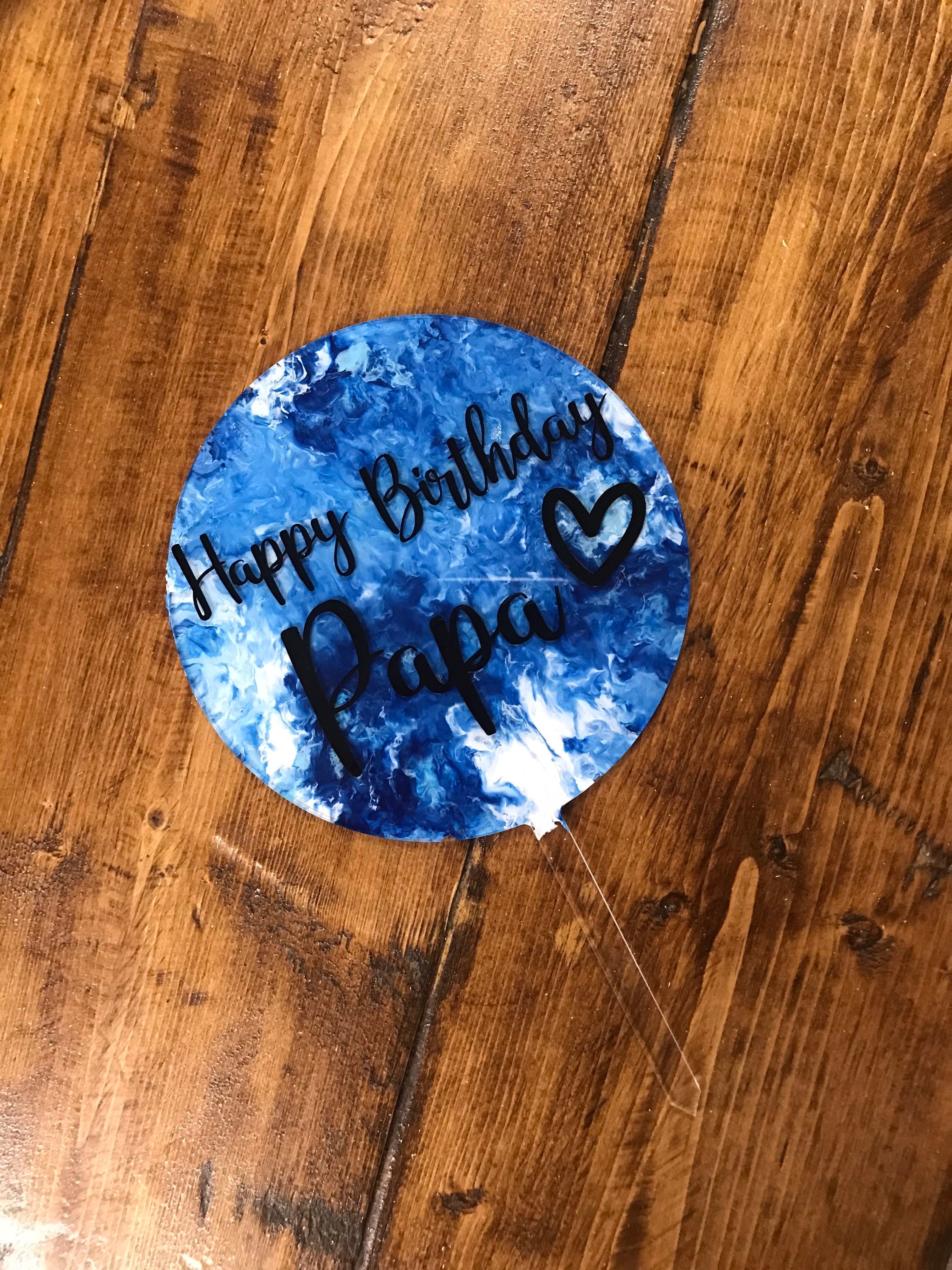 Custom Acrylic Cake Topper - Etsy