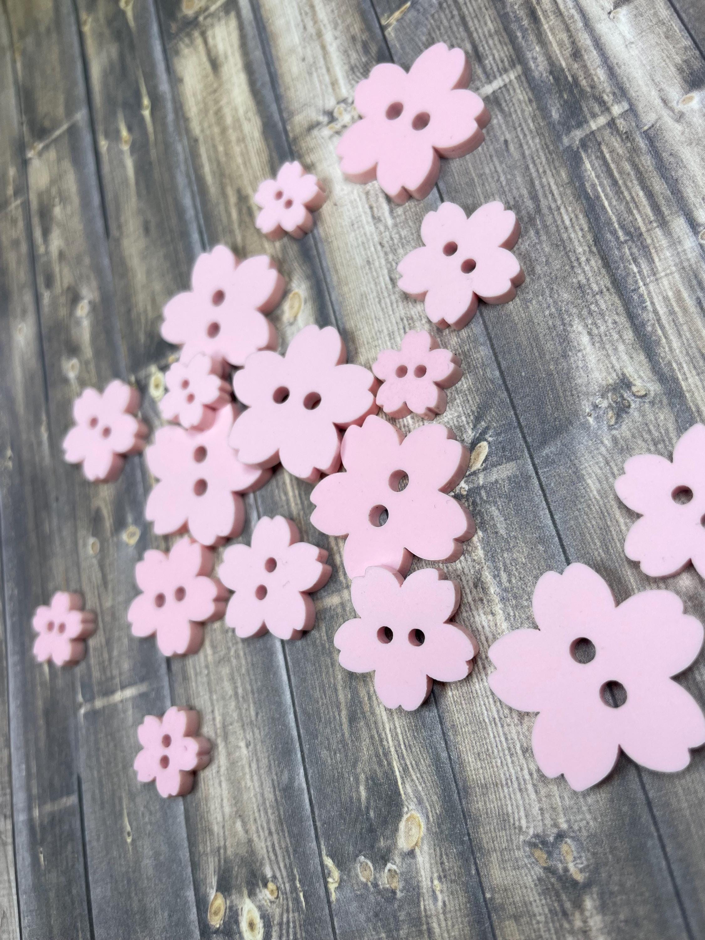 Sakura Blossom Buttons - Etsy