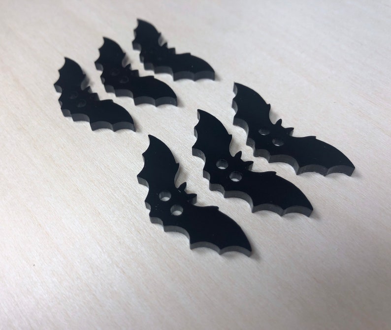Bat Buttons | Etsy