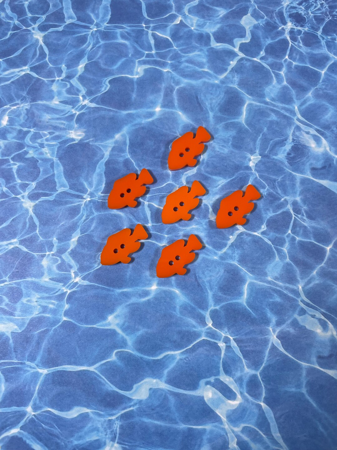 Orange Fish (garibaldi) Buttons - Etsy