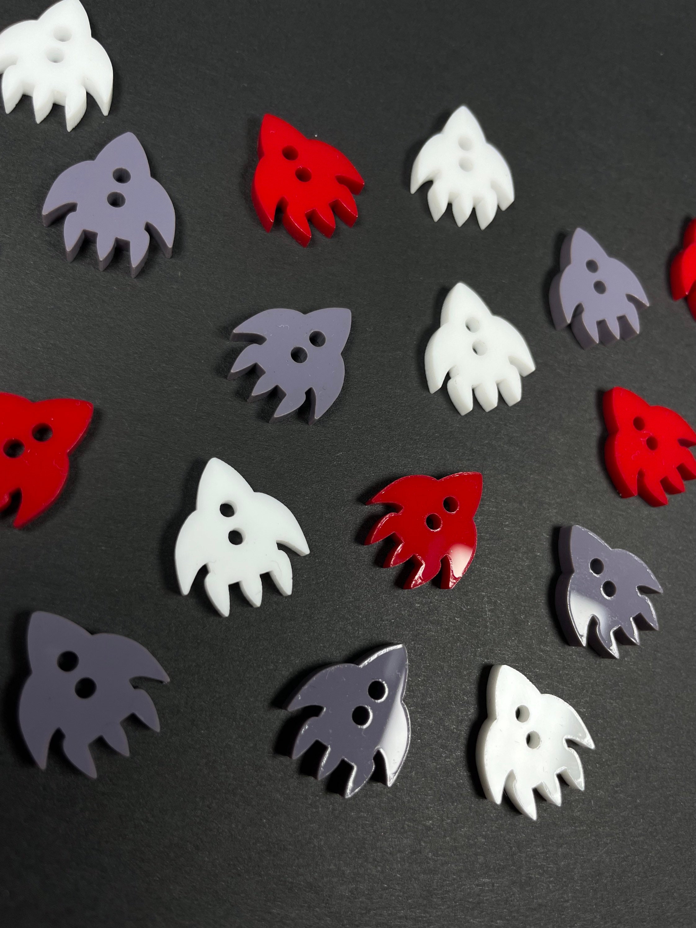 Space Ship Buttons | Etsy