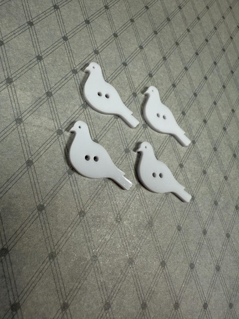 Pigeon Buttons - Etsy