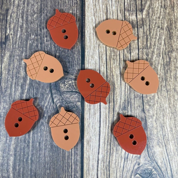 Acorn Button - Etsy