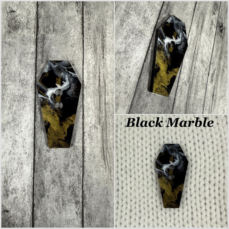 Extra Large Coffin Button - Etsy