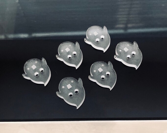 Ghost Buttons (last of Stock) - Etsy