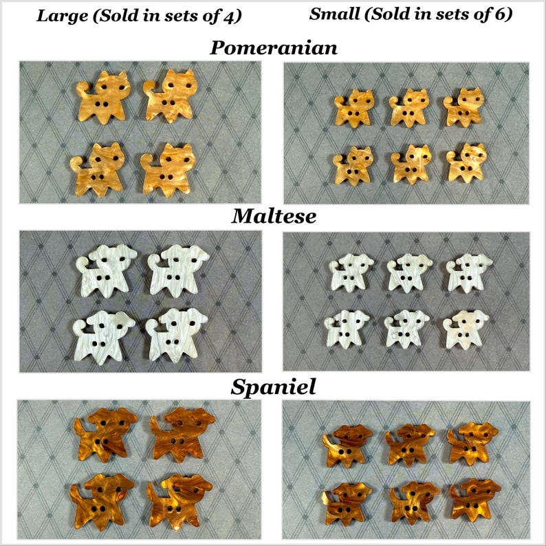 Limited Edition Dog Buttons - Etsy