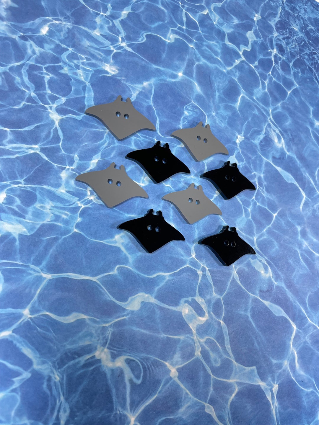 Manta Ray Buttons - Etsy