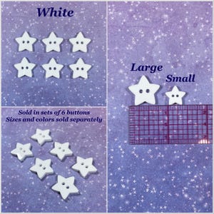 Star Buttons - Etsy