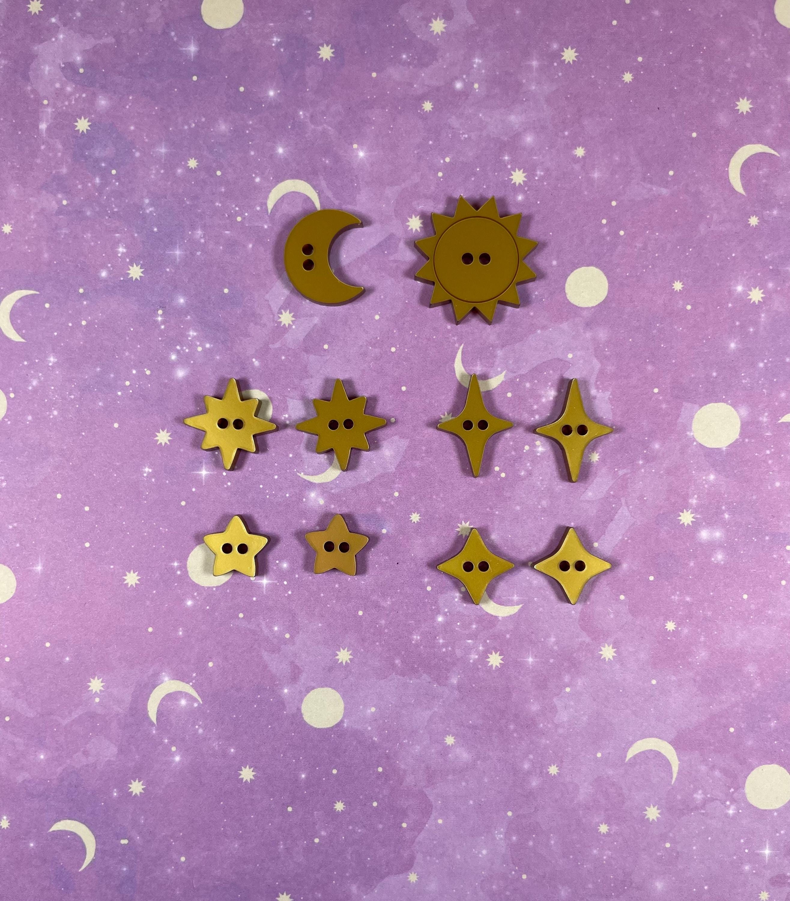 Deluxe Celestial Button Set - Etsy