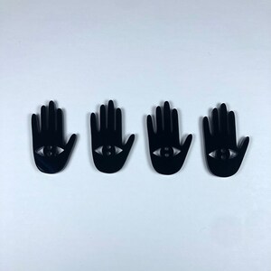 Hand With Eye Buttons - Etsy