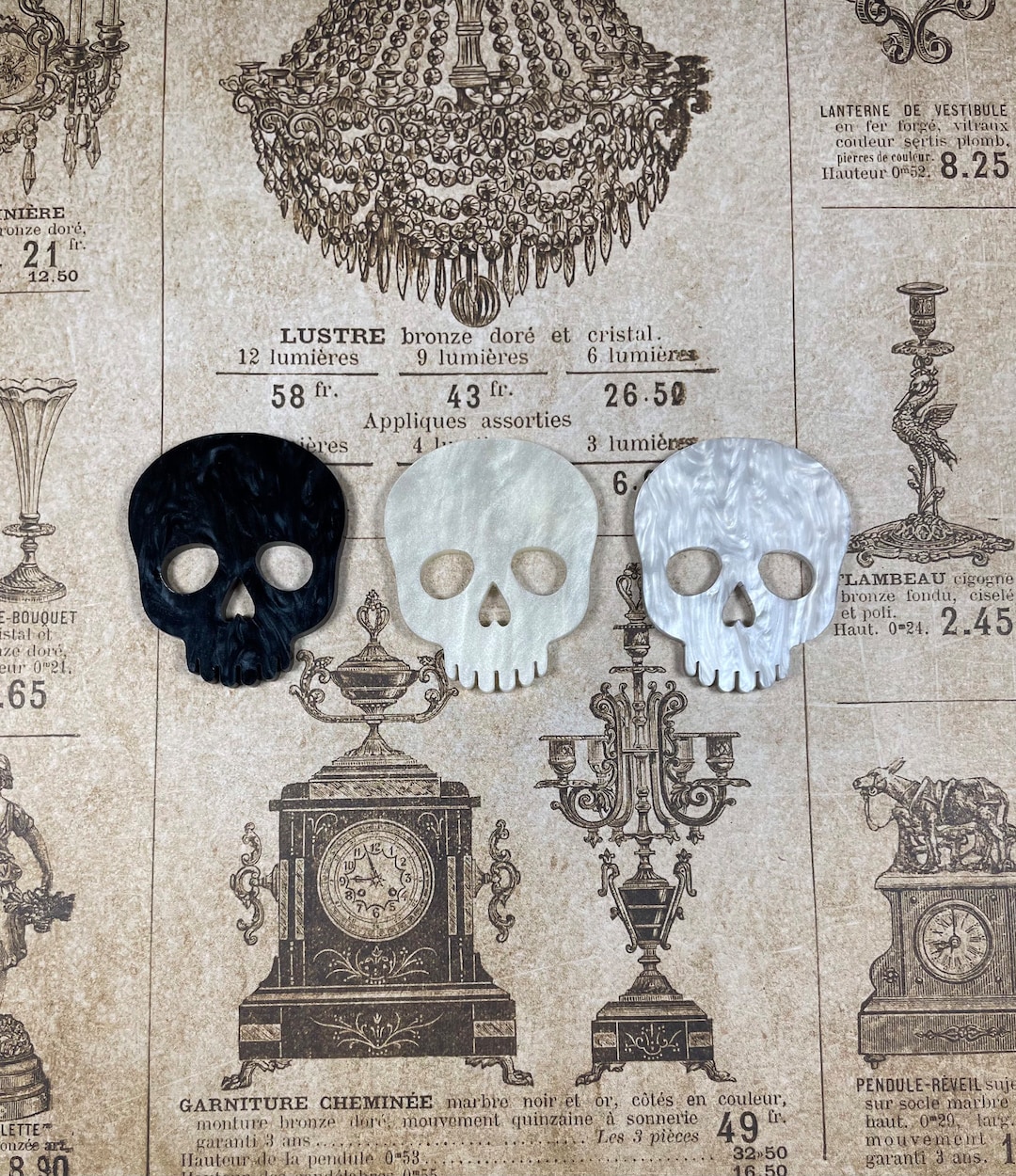 Extra Large Skull Buttons - Etsy