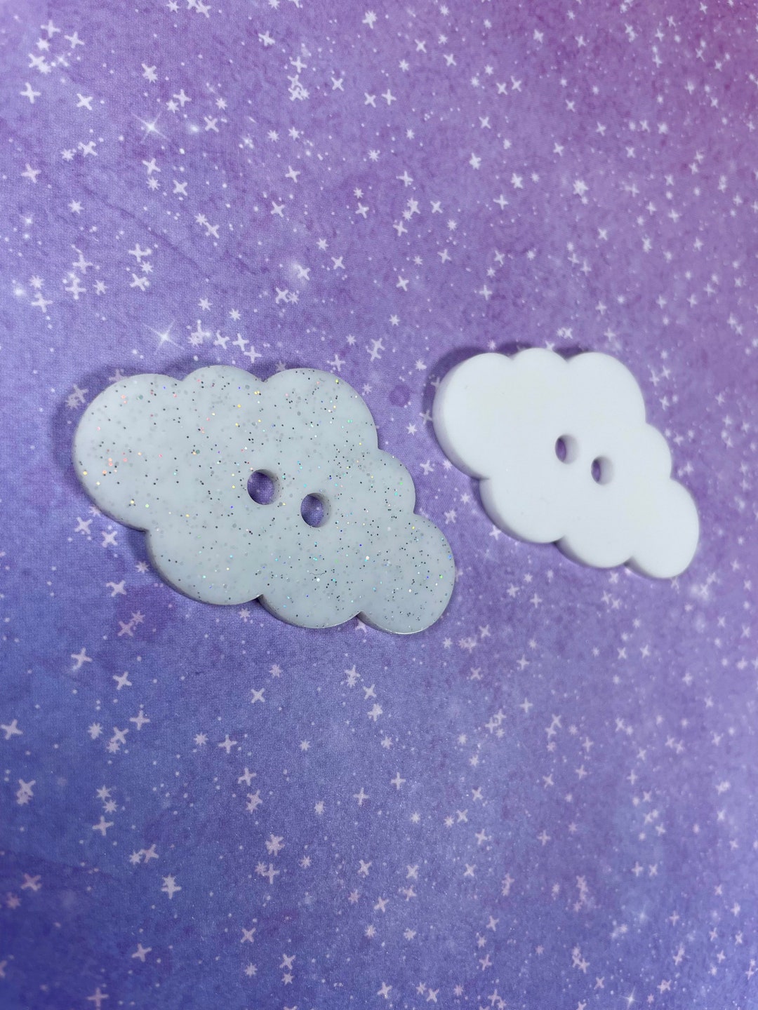 Extra Large Cloud Shape Button - Etsy