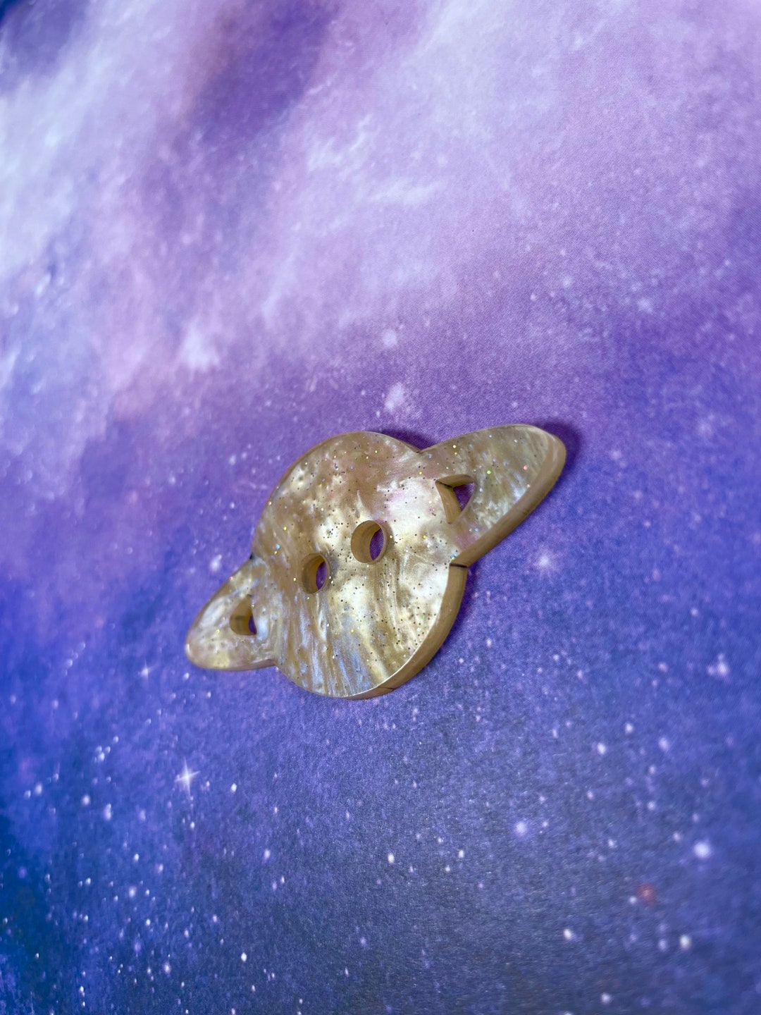 Extra Large Saturn Button - Etsy