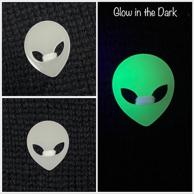 Extra Large Alien Buttons - Etsy