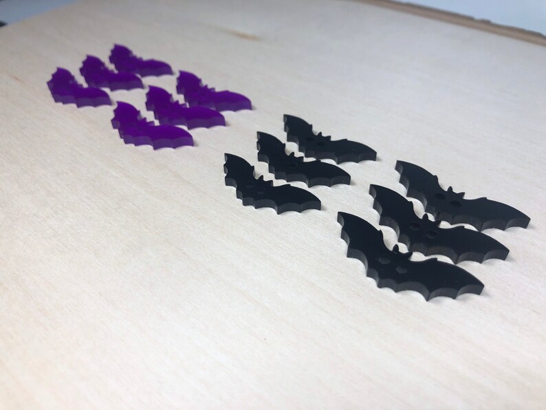 Bat Buttons | Etsy