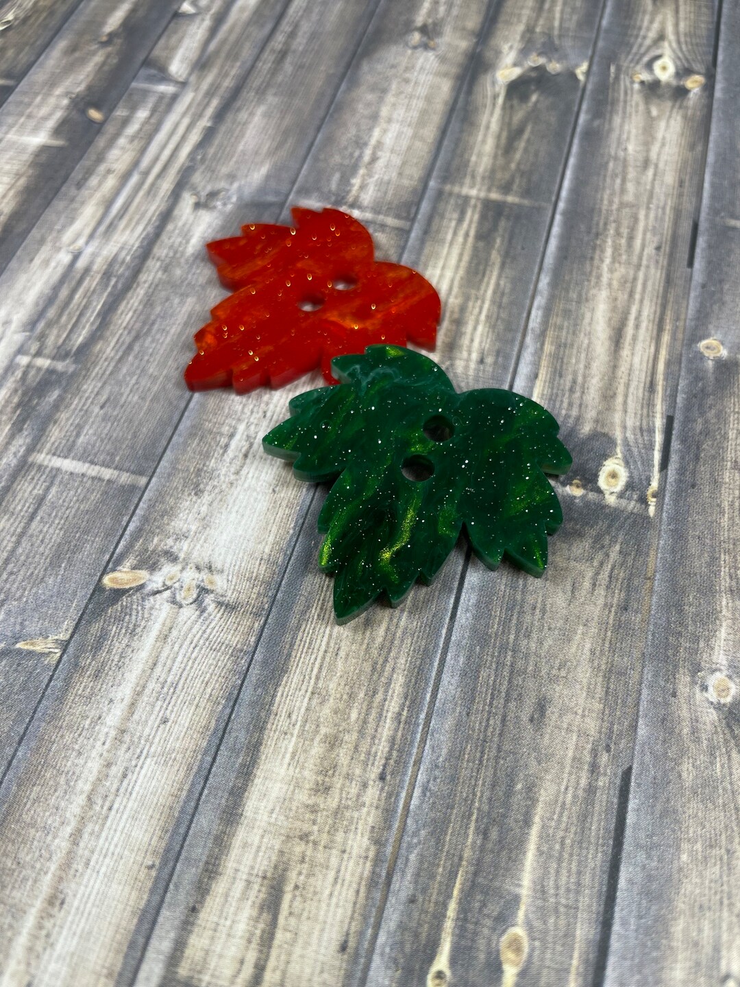 Extra Large Maple Leaf Button - Etsy