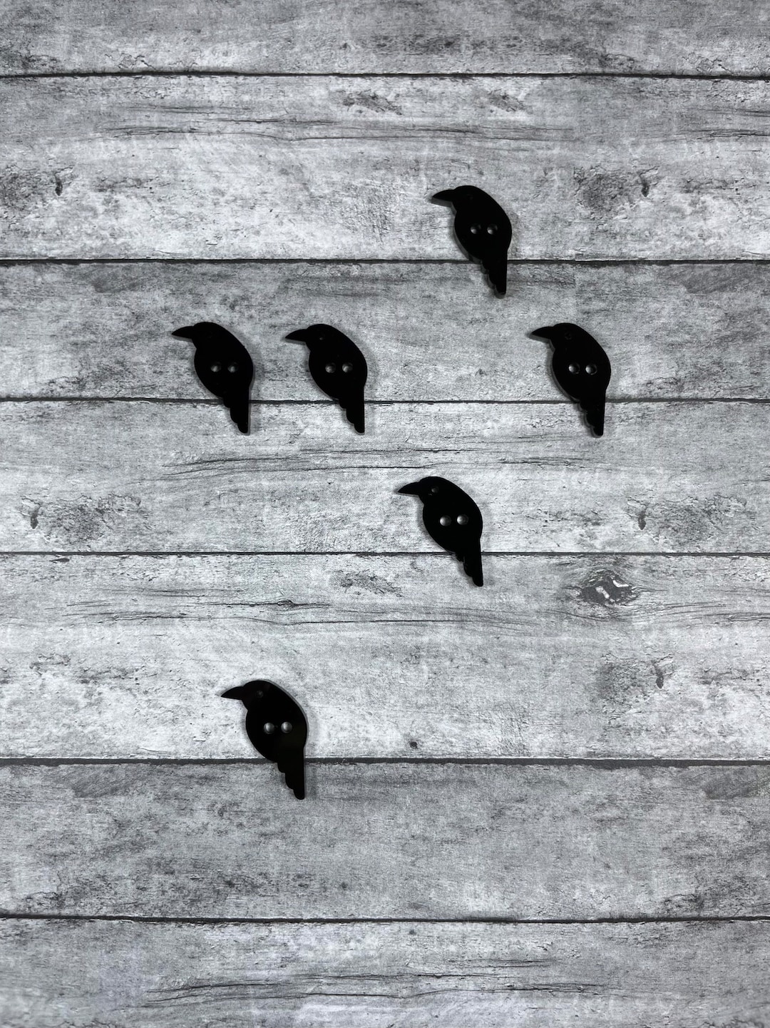 Raven Buttons - Etsy