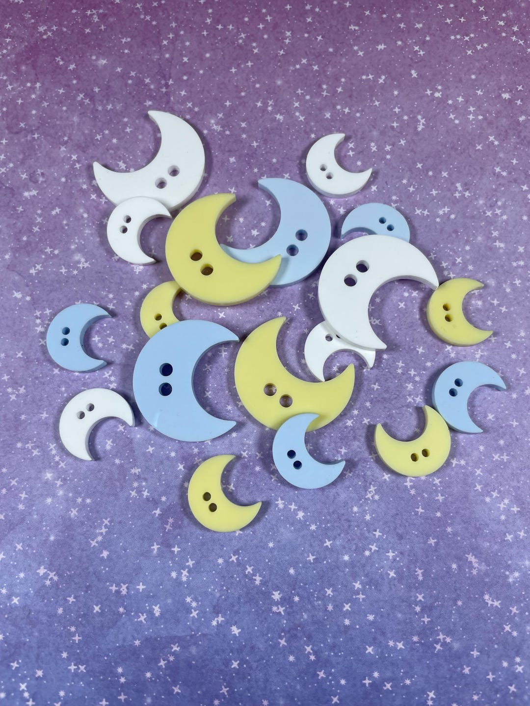 Moon Buttons - Etsy