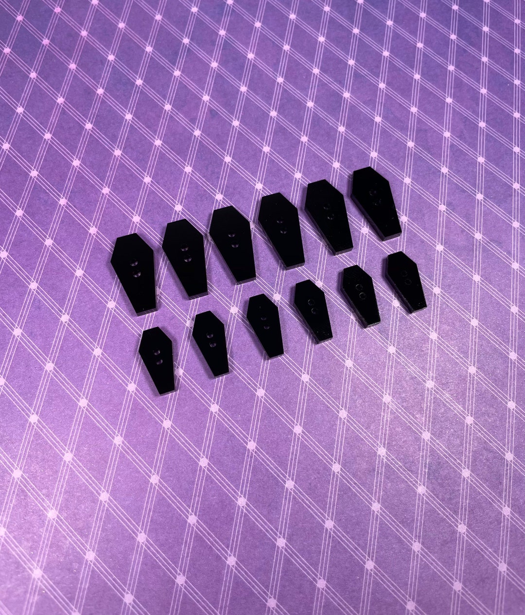 Coffin Buttons - Etsy