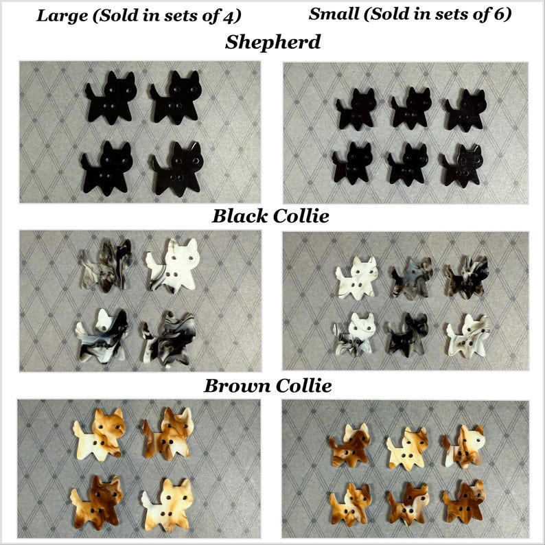 Limited Edition Dog Buttons - Etsy