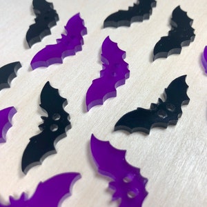 Bat Buttons - Etsy
