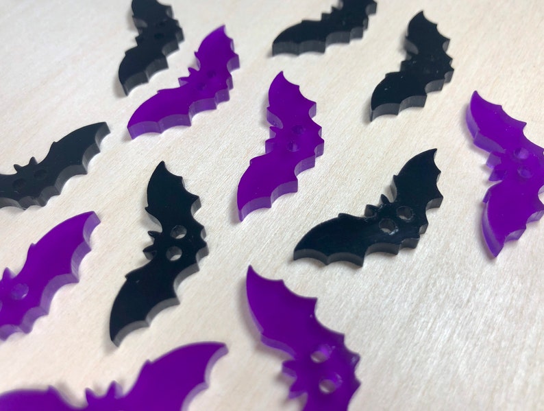 Bat Buttons | Etsy