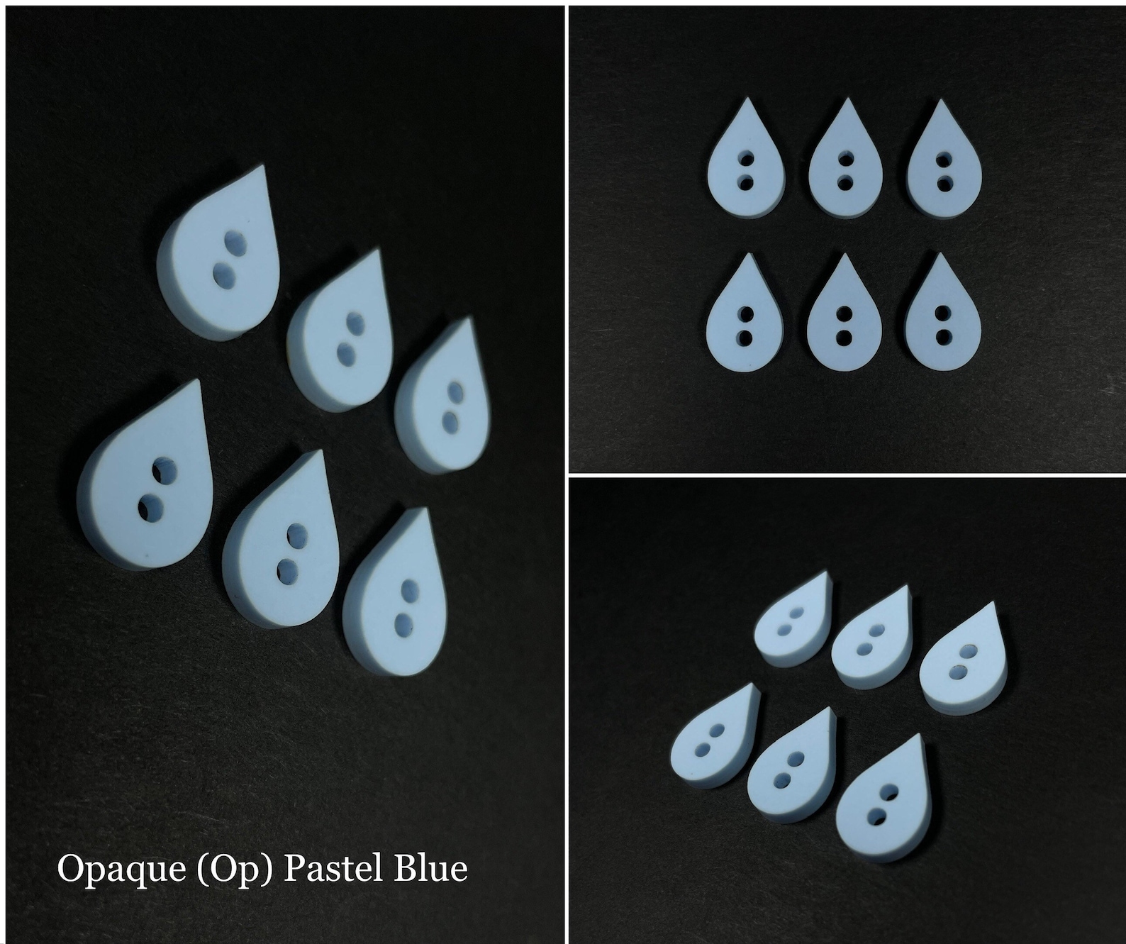 Rain Drop Buttons - Etsy