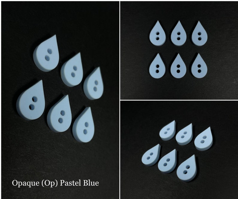 Rain Drop Buttons - Etsy