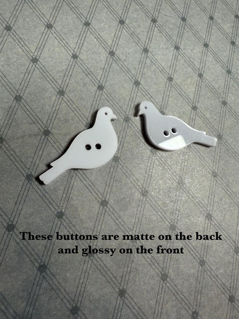Pigeon Buttons - Etsy