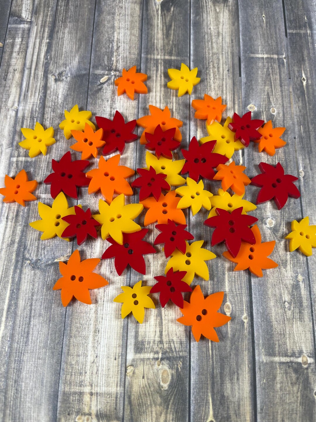 Japanese Maple Leaf Buttons - Etsy