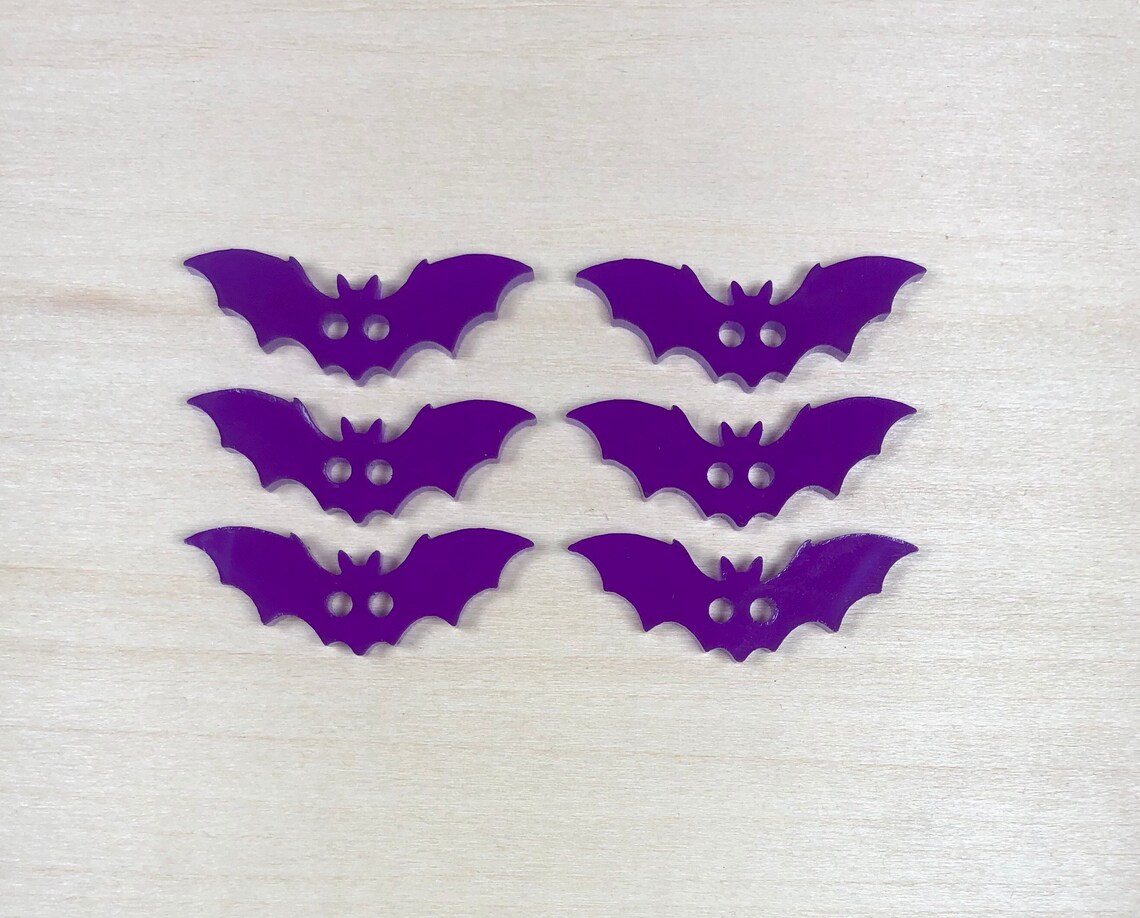 Bat Buttons | Etsy
