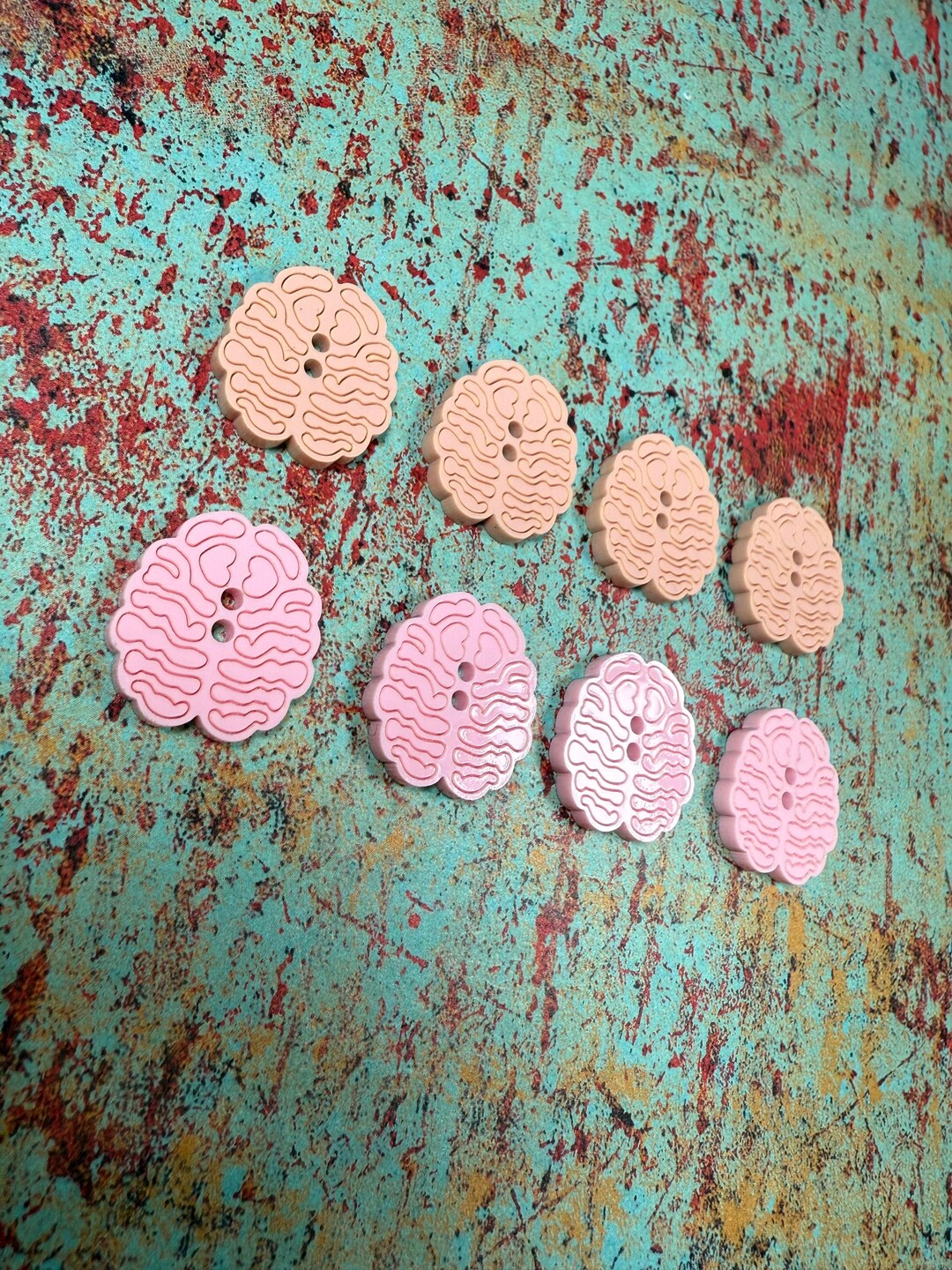Brain Buttons - Etsy