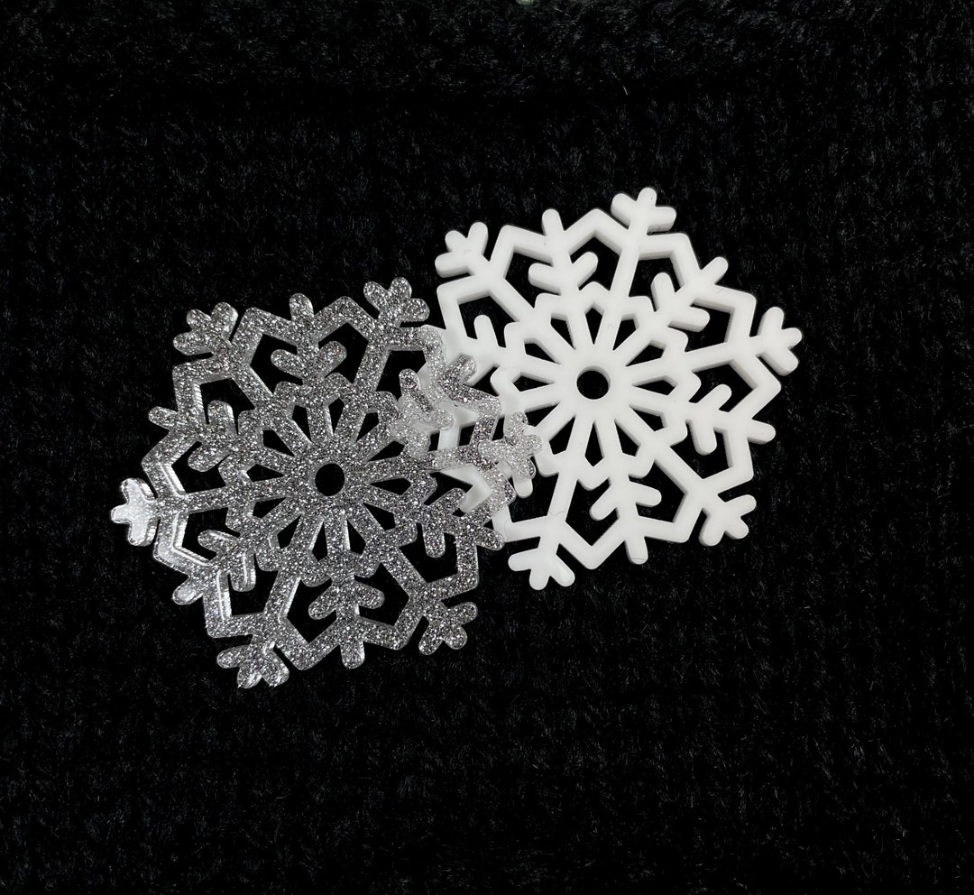 Extra Large Snowflake Button - Etsy
