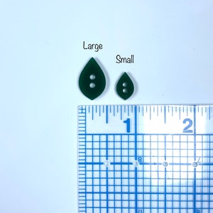 Symmetrical Leaf Buttons - Etsy
