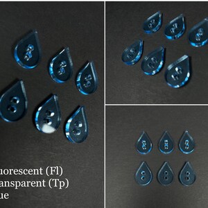 Rain Drop Buttons - Etsy