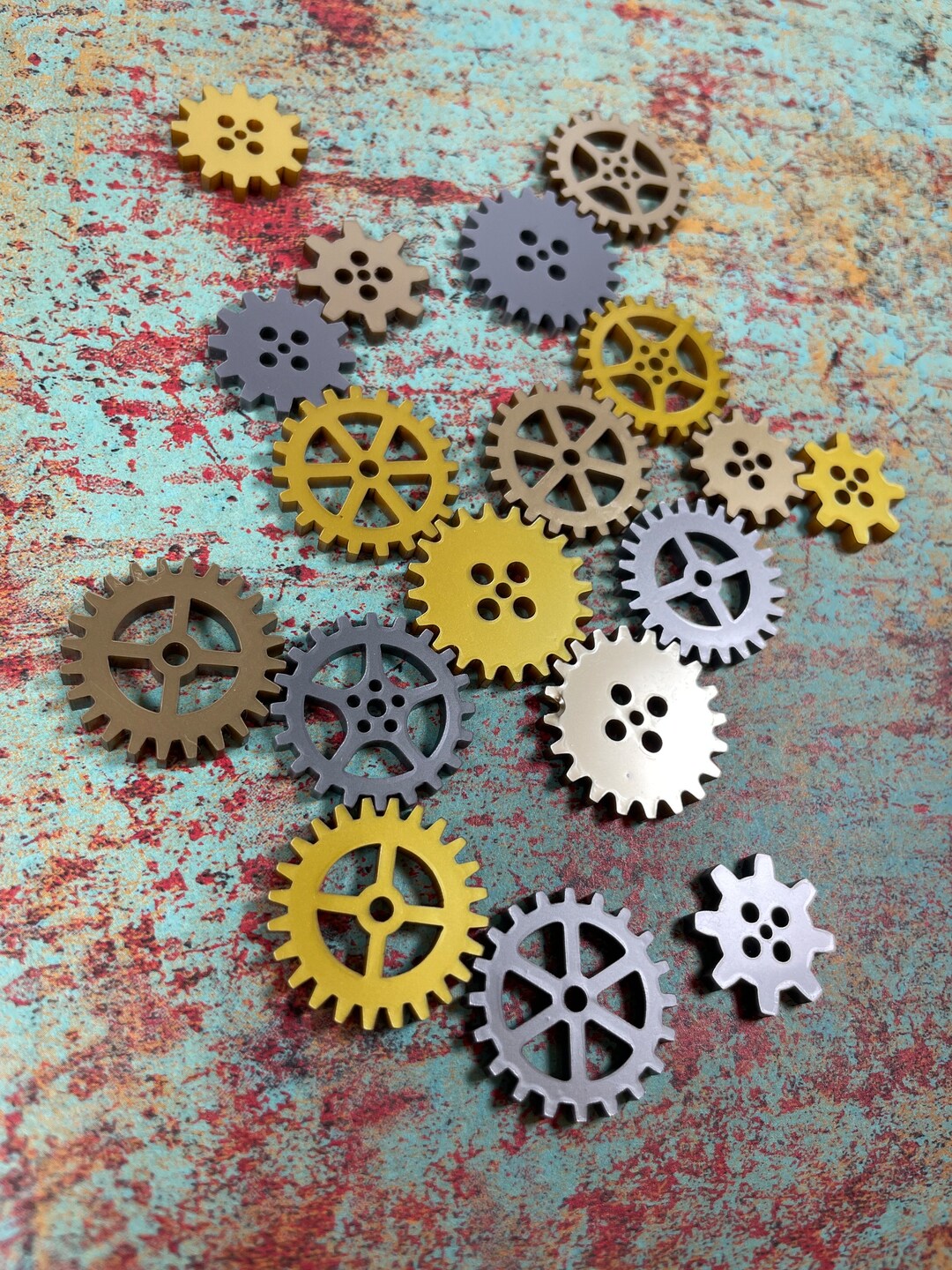 Cog Button Set - Etsy