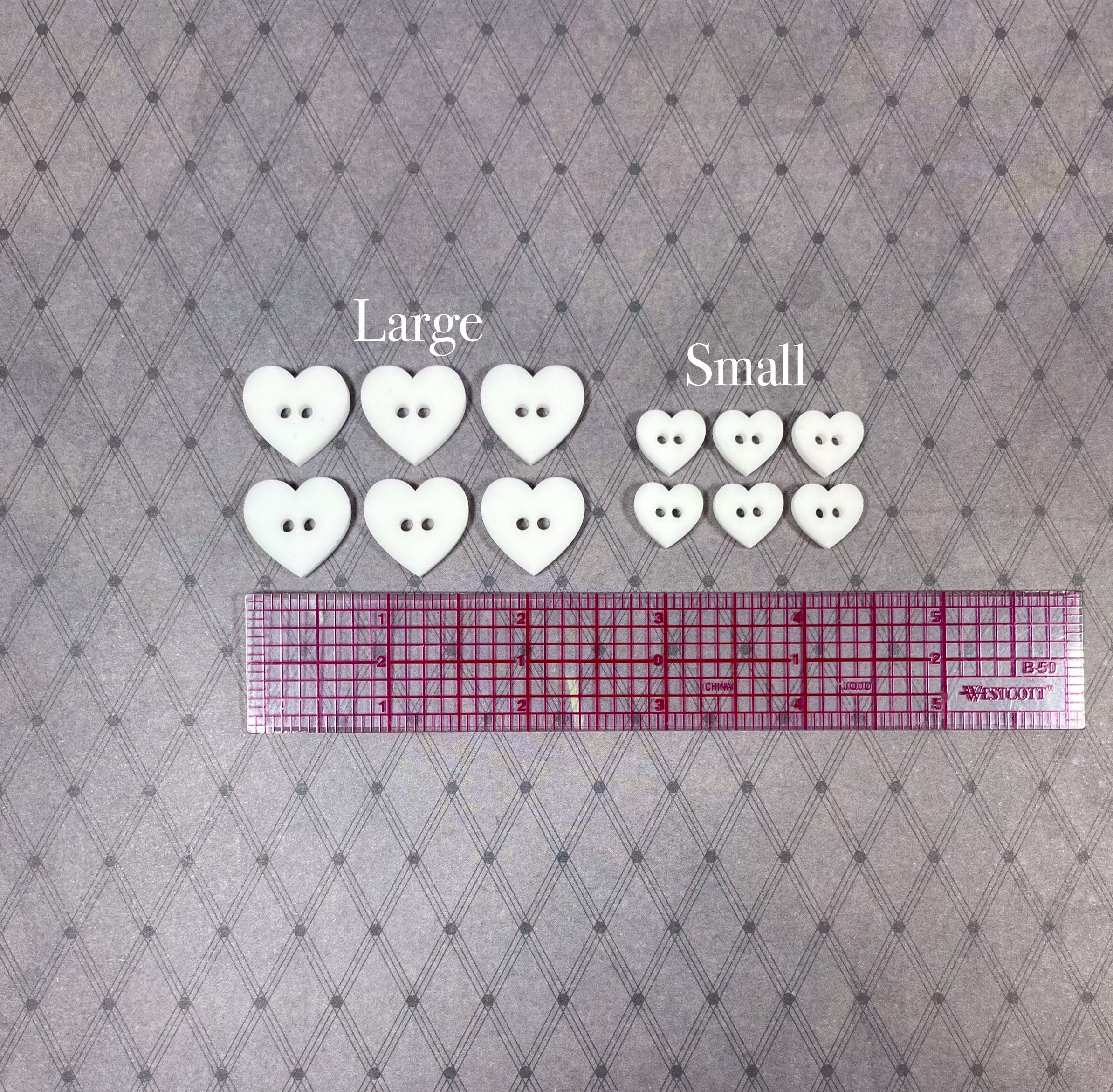 Heart Buttons - Etsy