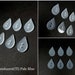 Rain Drop Buttons - Etsy