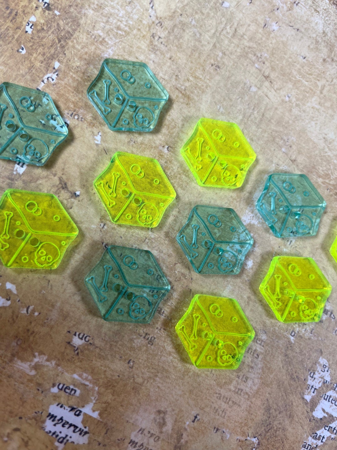 Gelatinous Cube Buttons - Etsy