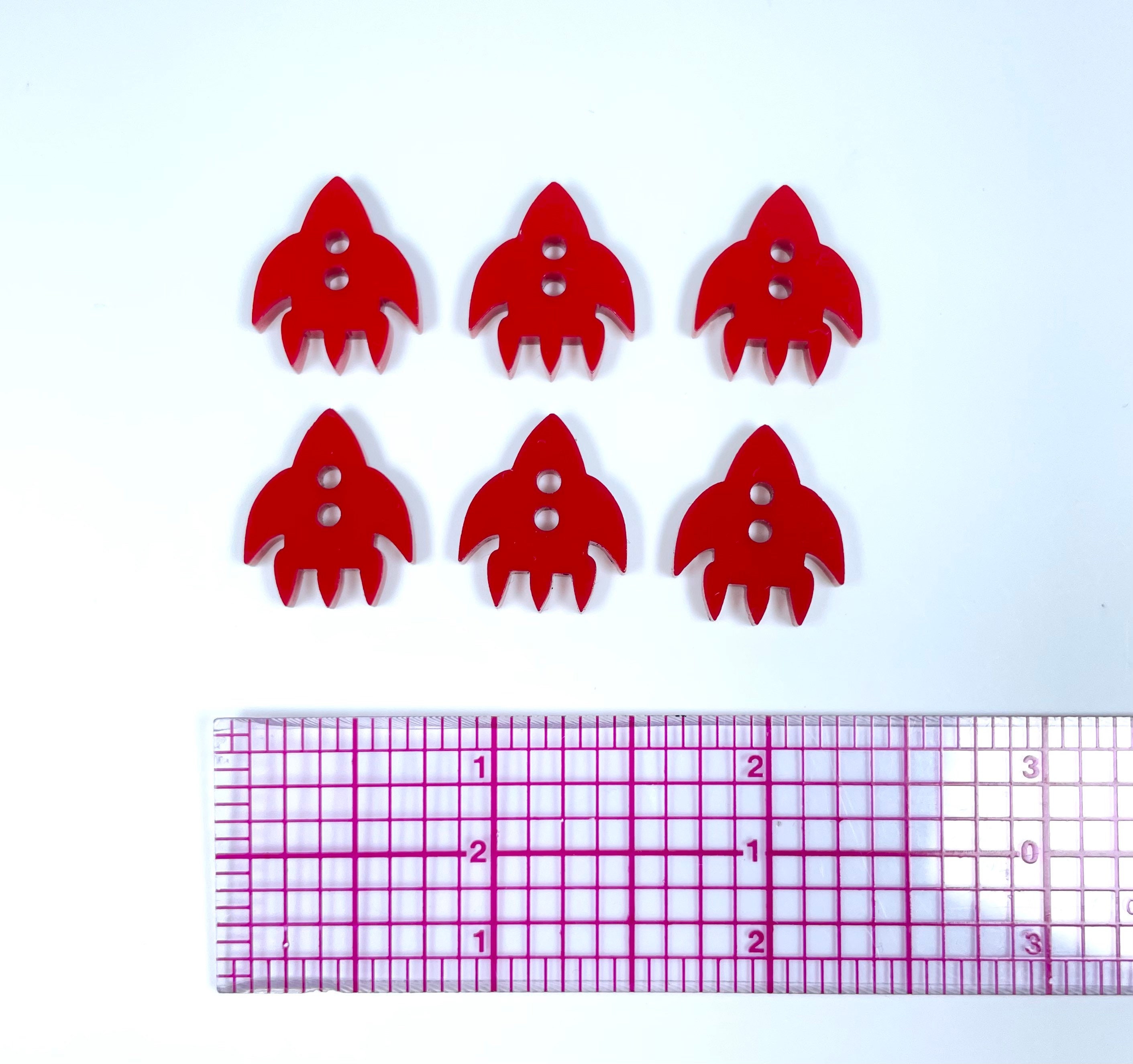 Space Ship Buttons | Etsy