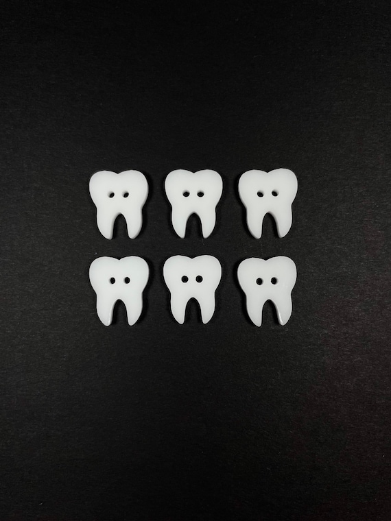 Teeth Buttons | Etsy
