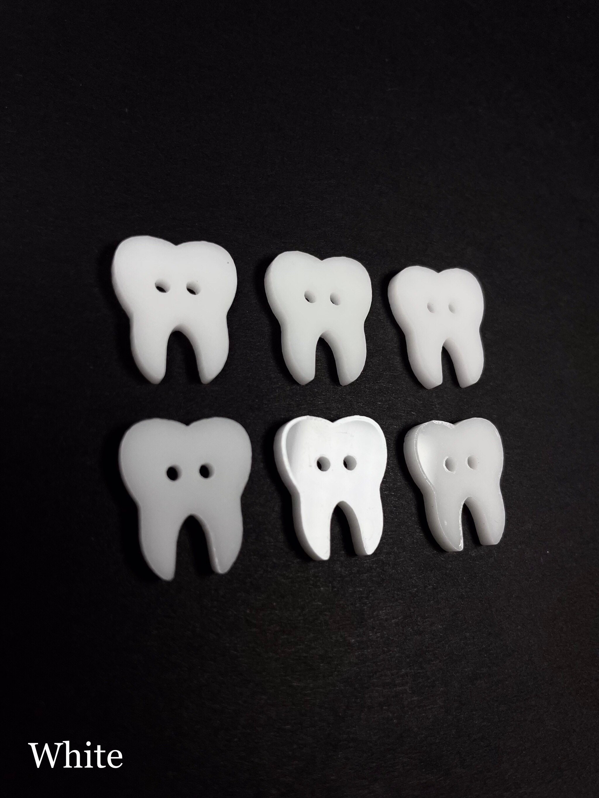 Teeth Buttons - Etsy