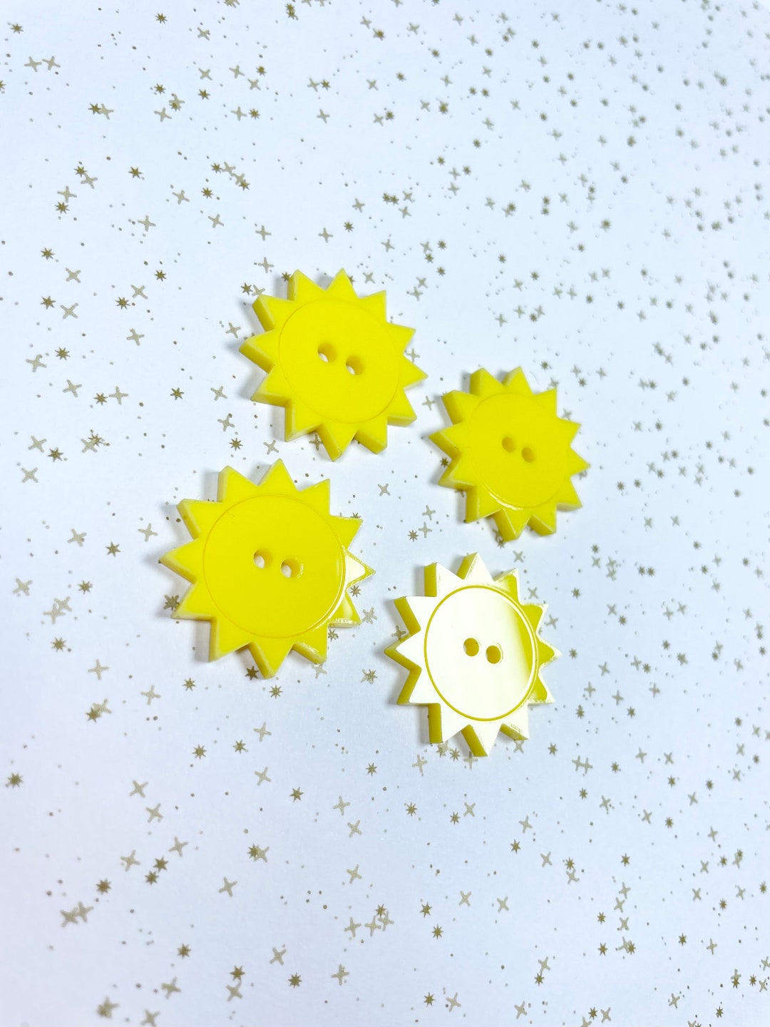Sun Buttons - Etsy